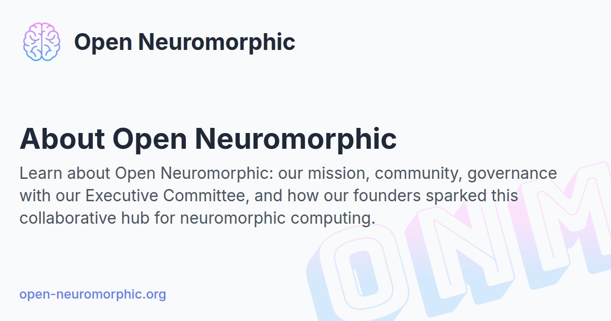 About Open Neuromorphic - Open Neuromorphic