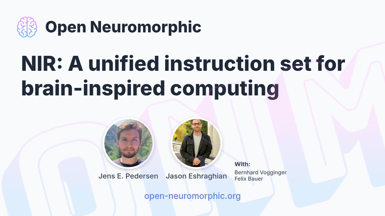 Nir A Unified Instruction Set For Brain Inspired Computing Open Neuromorphic